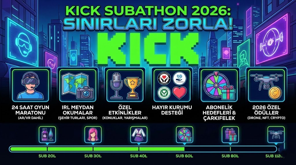 Kick Subathon Fikirleri 2026 | İguana Bey